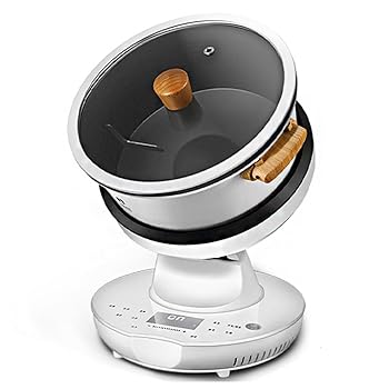 【中古】家庭用自動調理機、8L多機能ノンスティックパン炒め機ポットスターラー、360°回転および3Dオールラウンド加熱アンチペースト付き、ホームレストラン用【メーカー名】【メーカー型番】【ブランド名】FURLOU ホームベーカリー, 母の日...