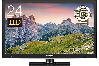 【中古】ハイセンス 24V型 液晶 テレビ HJ24K3120 ハイビジョン 外付けHDD裏番組録画対応 2017年モデル【メーカー名】【メーカー型番】【ブランド名】Hisense テレビ, Hisense_W杯開催記念, 【出張】テレビ買...