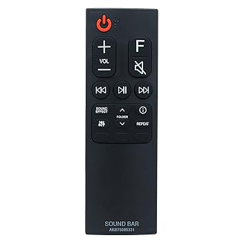 【中古】AKB75595331 リモコン 交換用 LG Soundbar SL6Y SPL5B-W SN6Y SPN5B-W SL4 SPH4B-W SL5Y SN7CY SNC4R SPH4B-W SPJ4-S S65S3-S SL4Y ...