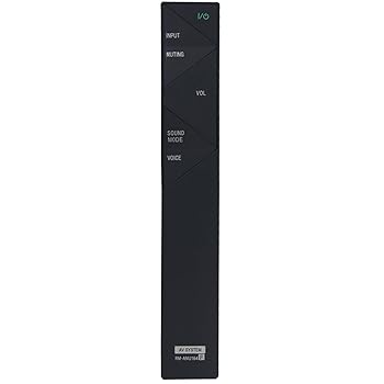 【中古】RM-ANU164 リモコン 交換用 Sony Soundbar 1-492-449-12 HT-ST7 HT-ST3 SA-WST7 SS-ST3 SS-WST3 SA-ST7 SA-WST3, RM-RM-ANU164-SN13...