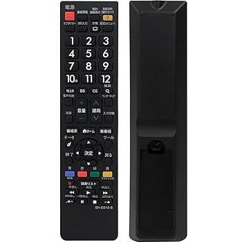 【中古】SHARP AQUOS用リモコン SHARPリモコン シャープ アクオス 対応シャープテレビリモコン 対応 SH-E615-B LC-32LE185 LC-32CHG4042E LC-40FG5242E LC-40FG3242E L...