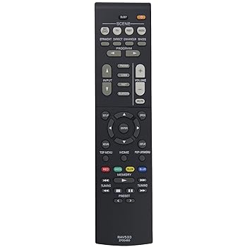 【中古】RAV533 ZP35490 リモートコントロール交換用 ヤマハステレオAVレシーバー RX-V481D RX-V483 RX-V581 RX-V583 HTR4068 HTR4069 HTR5069 RX-V479 RX-V481...