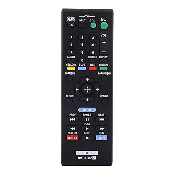 【中古】RMT-B119A交換用リモコンRMT-B118Aと互換性ありRMT-B117ARMT-B115A RMT-B116A Blu Ray BDP-S790 BDP-BX310 BDP-BX59 BDP-S5100 BDP-S390 B...