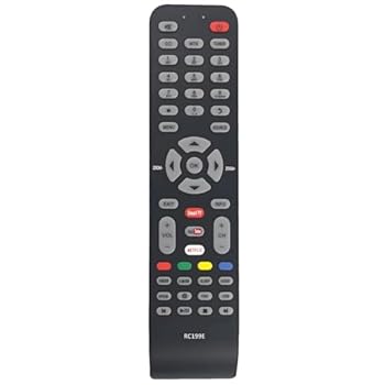 【中古】RC199E 交換用リモコン TCL Smart TV 50E4900FS 50S4800FS 55E4900FS 55S4800FS L32M9B L32F19 L37E9BD L40F19F L32D2730A L40D2730...