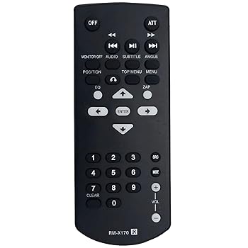 【中古】RM-X170 リモコン 交換用 Sony AVレシーバー XAV-64BT XAV-70BT XAV-72BT XAV-AX100 XAV-V750BT XAV-68BT XAV-65 XAV-V751BT XAV-W651BT ...