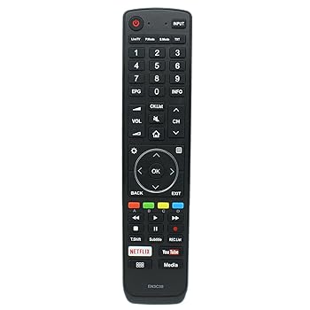 【中古】EN3C39 リモコン 交換用 Hisense Smart TV 50N7 50P7 55N7 55P7 65N7 65N8 65N9 65P7 65P8 65P9 75N7 75N9 75P9 75P7 55PX 75R7 N用 ...