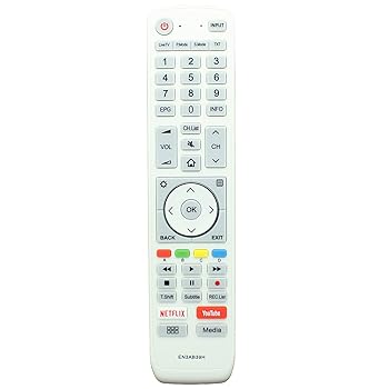 【中古】EN3AB39H リモコン 交換用 Hisense TV 43P1 55P1 65P1 55PX 65PX 50R7 55R7 65R7 75R7 65R8 75R8 39P4 49P4 55P4 24P2 32P2【メーカー名】【...