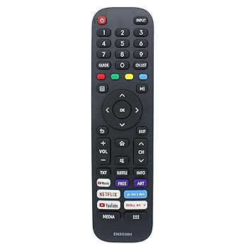 【中古】【未使用】EN2G30H リモコン 交換用 Hisense Smart TV 43A7300F 43A7340F 43AE7210F 43A7500F 50A7300F 50A7340F 50AE7210F 50A7500F 55A...