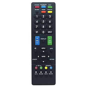 【中古】Azwok GB094WJSA リモコン 交換用 Sharp AQUOS TV LC-32LE155X LC-32LE355M LC-39LE155M LC-39LE155X LC-40LE355M LC-60LE360X LC-6...