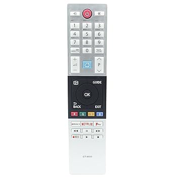 【中古】CT-8533 リモコン 交換用 Toshiba TV 75U6863DB 65X9863DB 65U6863DB 65U5863DB 55X9863DB 55V6863DB 55V5863DB 55U7863DB 55U6863D...