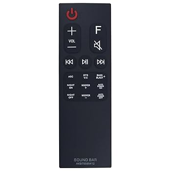 【中古】AKB75595412 リモコン 交換用 LG Sound Bar SK5 SK5Y SL5Y SL6Y SN6Y S9Y4用【メーカー名】【メーカー型番】【ブランド名】Azwok AV・テレビリモコン, 家電 ストア 【商品説明】...