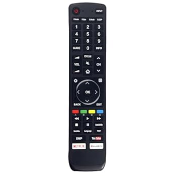【中古】EN3D39 交換用リモコン Hisense TV H65N5750 H50NEC6700 H70NEC9600 HE50M6000UWTS H55NEC6700 HE55M6000UWTS HE65M6000UWTS H65NEC...