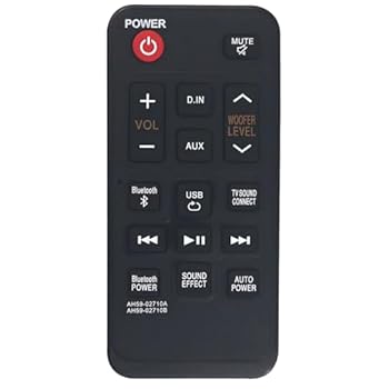 【中古】AH59-02710B AH59-02710A 交換用リモコン Samsung Soundbar HW-J260/XE HW-J250/XN HW-J250/XU HW-J250/ZF HW-J260 HW-J250 HW-J250...