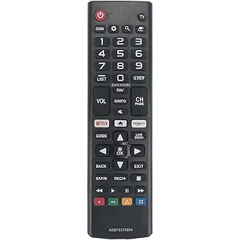 【中古】ヤングリモコン AKB75375604 LG 4K Smart TV 32LK610BPUA 43LK5400PUA 43LK5700BUA 43LK5700PUA 43UK6090PUA 49UK6090PUA 49LK5700P...