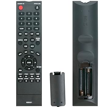 【中古】NB691 NB691UD 交換用リモコン FUNAI Magnavox DVD CD プレーヤー PERFASCIN MDV2300 MDV2300/F7 DP100FX4 DP170FX4 DP100MW8 NB093UD DP...