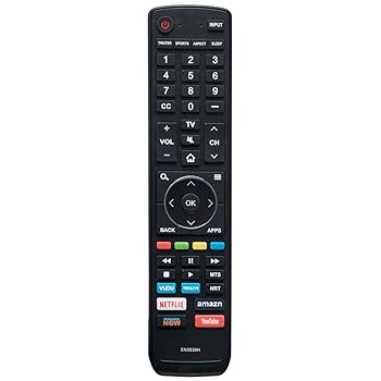 【中古】EN3S39H 交換用リモコン Hisense TV 43H6E 49H6020E 49H6030E 49H6040E 43H6D 50H6C 50H6D 55H6B 5H6C 55H6D 65H6D 43H7608 50H7用 6...