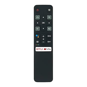 【中古】SRC802V 交換用音声リモコン TCL TV 75S434 75Q637 65Q637 65S434 55Q637 50S434 55Q637 43S434 40S330 32S334 32A345 40A対応 345 5 0A...