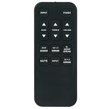 【中古】ZVOX Audio SB380 SB400 SB500 SB700 555 580 TVスピーカーサウンドバーシステム用の交換用リモコン。【メーカー名】【メーカー型番】【ブランド名】ZdalaMit AV・テレビリモコン, 家電 ...