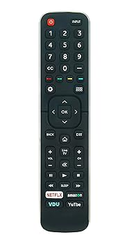 【中古】ユニバーサル交換用コントロール。すべてのHisense 4K-LED-HD-UHD-Smart-TVに対応。EN2A27 EN2A27HT EN2A127H EN2AN27H EN2AS27H EN2B27 ERF2A60 EN2D...