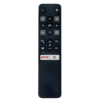 【中古】06-BTZNYY-LRC802V RC802V FUR6 交換用音声リモコン TCL TV 50A527 32A325 32S334 55A527 43A423 32S6500 32S6500S 32S6800 32S6800に対...