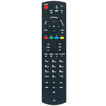 【中古】【未使用】N2QAYB000704 交換用リモコン コマンダー パナソニック TV TC-P42XT50 VC-P55UT50 TC-P50UT50 TC-P50XT50 TC-P55UT50 TC-P42UT50 TC-P60UT...