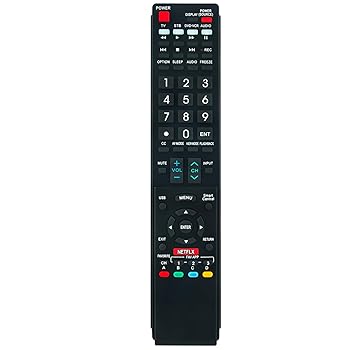 【中古】交換用リモートコマンダー 対応機種: Sharp TV LC-60LE750U LC-70C7500U LC-60LE655U LC-70UD1U LC-70LE650U LC-60LE650U LC-60C7500U LC-60L...