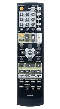 【中古】RC-681M 交換用リモコン Onkyo ホームシアター AVレシーバー HT-R550 HT-SR800 HT-SR800B HT-SR8000S TX-SR505 TX-SR575 TX-SR575X TX-SR8550 SK...
