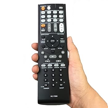 【中古】交換用リモコン RC-738M ONKYOホームシアターシステム RC738M RT24140738 HTS7200 HT-S7200 HTRC160 HT-RC160 TX-NR607 TXSR607 TX-SR607 RC-73...