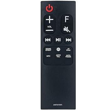 【中古】AKB75475301 交換用リモコン コマンダー LG Sound Bar SK6 SKC9 SK8Y SPK8-W SK9Y SK9 SK10 SPK5B-W SKM6Y SK10Y SK6Y SK8用【メーカー名】【メーカー型...