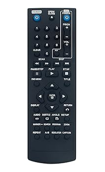 【中古】COV33662806 交換用リモコン LG DVDプレーヤー DP520H DP521H DP522H DP527H DP132H DP132HE DK785 DV341S DV341 DV351 DV381-P DV276-E2...