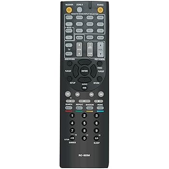 【中古】RC-803M 交換用リモコン Onkyo AVレシーバー TX-NR609 TX-NR579 HT-S7409 HT-S8409 TX-NR609B用【メーカー名】【メーカー型番】【ブランド名】WINFLIKE AV・テレビリモコ...