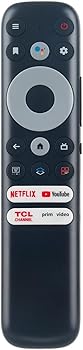 【中古】RC902N FMR1 OEM 交換用音声リモコン TCL S546 R646 Mini-LED QLED 4K UHD スマートテレビ 55R646 65R646 75R646 50S546 55S546 65S546 75S54...
