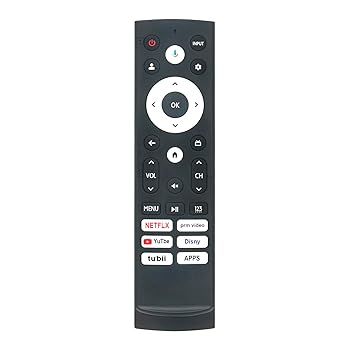 【中古】【未使用】AULCMEET ERF3AF90H 交換用音声リモコン Hisense LCD LED 4K UHD TV 50A6KV 55A6HX 55A6KV 55A76K 55U6K 55U8K 65A6HX 65A6KV 75...