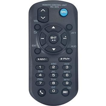 【中古】RC-405 交換用リモコン Kenwood CDレシーバー KDC-X396 KDC-352U KDC-200U KDC-202U KDC-252U KDC-152 KDC-153 KDC-148 KDC-208U KDC-248...
