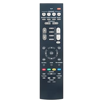 【中古】RAV561 ZZ432100 交換用リモコン ヤマハ AVレシーバー RX-V385 HTR-3072 ZZ432100 HTR3072 RXV385 RX-V385B RX-V481D RAV531 RAV532 RAV533 ...