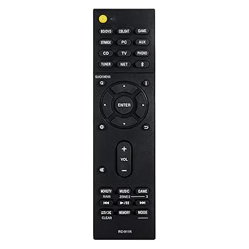 【中古】GHUST RC-911R リモコン 交換用 オンキョー AVレシーバー HT-S7800 TX-NR555 TX-NR575 TX-NR656 TX-NR676 TX-NR757 TX-RZ610 TX-RZ710 TX-RZ81...