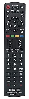 【中古】ユニバーサル交換用リモコン パナソニック LCD LED HDTV 3D TV N2QAYB000486 N2QAYB000321 N2QAYB000485 N2QAYB000837 N2QAYB000926 N2QAYB00022...