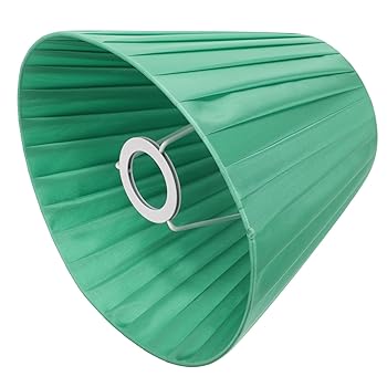 【中古】DECHOUS ランプシェード 照明カバー E27 電気スタンドの傘 電球カバー 折り畳み テーブルランプ・ウォールランプ・フロ プシェード ホテル・ダイニングルーム・リビングルーム・部屋に対応 (13* *19cm /ライトグリー...