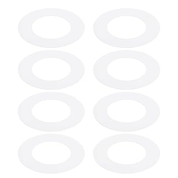 【中古】PATIKIL 10インチ 埋め込み式照明ダウンライト用グーフリング 金属製グーフトリムリングカバー8個 外径10インチ 内径6.29インチ つや消し白 フラッシュマウント【メーカー名】【メーカー型番】【ブランド名】PATIKIL ...