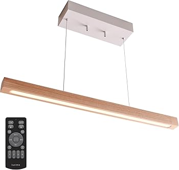 【中古】VENTOTA 吊り下げ 照明 ペンダントライト LED 調光 調色 リモコン付 天井照明 間接照明 おしゃれ モダン ライト シーリングライト 高さ調節可能 天然木 ダイニング 食卓 リビング Neil ナチュラルウッド vo42...