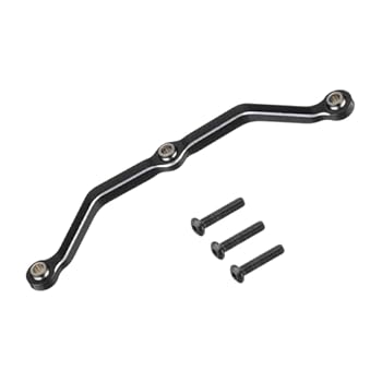 【中古】【未使用】1/18 のスケールのステアリング連結の改善部品連結メカニズム完全な整理のアルミ合金のタイの棒のサーボ連結 1/18 のリモート・コントロール車トラック改善の部品は黒い 6g を分けます【メーカー名】【メーカー型番】【ブラ...