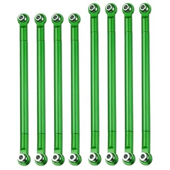【中古】8本 タイロッド コネクティングロッド アルミ合金 ホイールベース 上下ロッド シャシーコネクティングロッド MN86K MN86KS 1/12 リモコンカー(グリーン)【メーカー名】【メーカー型番】【ブランド名】Zynphance...