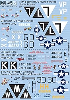 【中古】キッツワールド KW144028 1/144 米陸軍航空軍 B-17G フライングフォートレス `Texas Raiders,Yankee Lady,L,Fuddy Duddy,Aluminium Overcast【メーカー名】【メ...