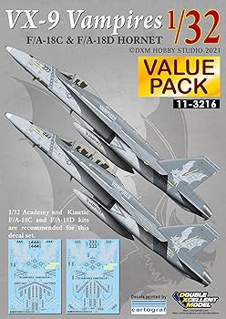 【中古】DXMデカール 1/32 11-3216 USN F/A-18C & F/A-18D Hornet VX-9 Vampires【お得用パック】(11-3113 + 11-3115)【メーカー名】【メーカー型番】【ブランド名】DXMデ...