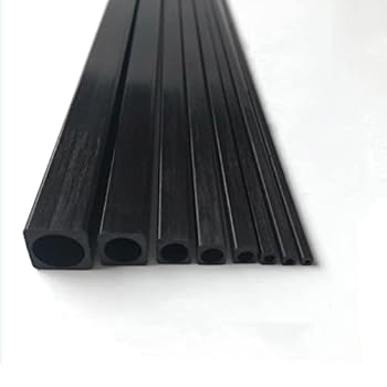 【中古】【未使用】（4 PCS）カーボンファイバースクエアチューブ：外径：8mm内径サークル：6.5mm長さ：500mm無人航空機、ヘリコプター用。【メーカー名】【メーカー型番】【ブランド名】CXM WLONG 'ART 飛行機・ヘリコプタ...