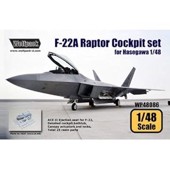 【中古】Wolfpack 1:48 F-22A ラプターコックピットセット ハセガワ用 樹脂製ディテール #WP48086【メーカー名】【メーカー型番】【ブランド名】Wolfpack Design 飛行機・ヘリコプター, おもちゃ_2col...