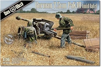 【中古】ダス・ヴェルク 1/16 ドイツ 7.5cm PaK40(中/後期型) 2in1 プラモデル USCDW16020 (大砲)【メーカー名】【メーカー型番】【ブランド名】ダス・ヴェルク(Das Werk) 戦車・軍用車両・大砲, おも...