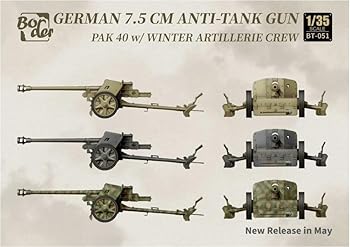 【中古】ボーダーモデル 1/35 7.5cm PAK40 対戦車自走砲 w/冬季砲兵 プラモデル BT051 (大砲)【メーカー名】【メーカー型番】【ブランド名】ボーダーモデル(Border Model) 戦車・軍用車両・大砲, おもちゃ_...