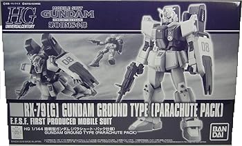 【中古】【未使用】HG 1/144 陸戦型ガンダム(パラシュート・パック仕様)プラモデル『機動戦士ガンダム 第08MS小隊』(ホビーオンラインショップ限定)【メーカー名】【メーカー型番】【ブランド名】BANDAI ロボット, おもちゃ_2c...