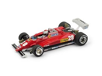 【中古】ブルム 1/43 フェラーリ 126C2 1982#28 M.アンドレッティ イタリアGP ドライバー付き BRUMM FERRARI 126C2 Mario Andretti [並行輸入品]【メーカー名】【メーカー型番】【ブランド...